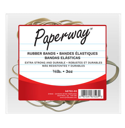PAPERWAY® RUBBER BANDS - WIDE - 3 OZ — Everyday Office Supplies