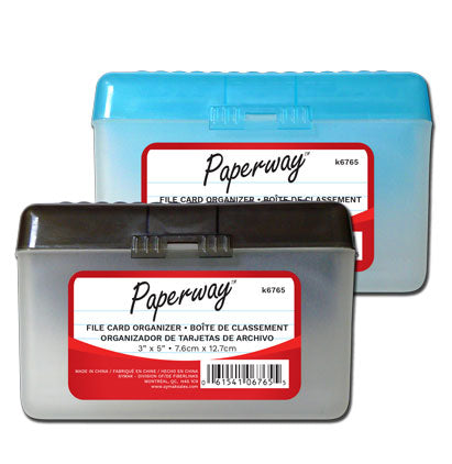 PAPERWAY® FILE CARD ORGANIZER - 3"x 5" — Everyday Office Supplies