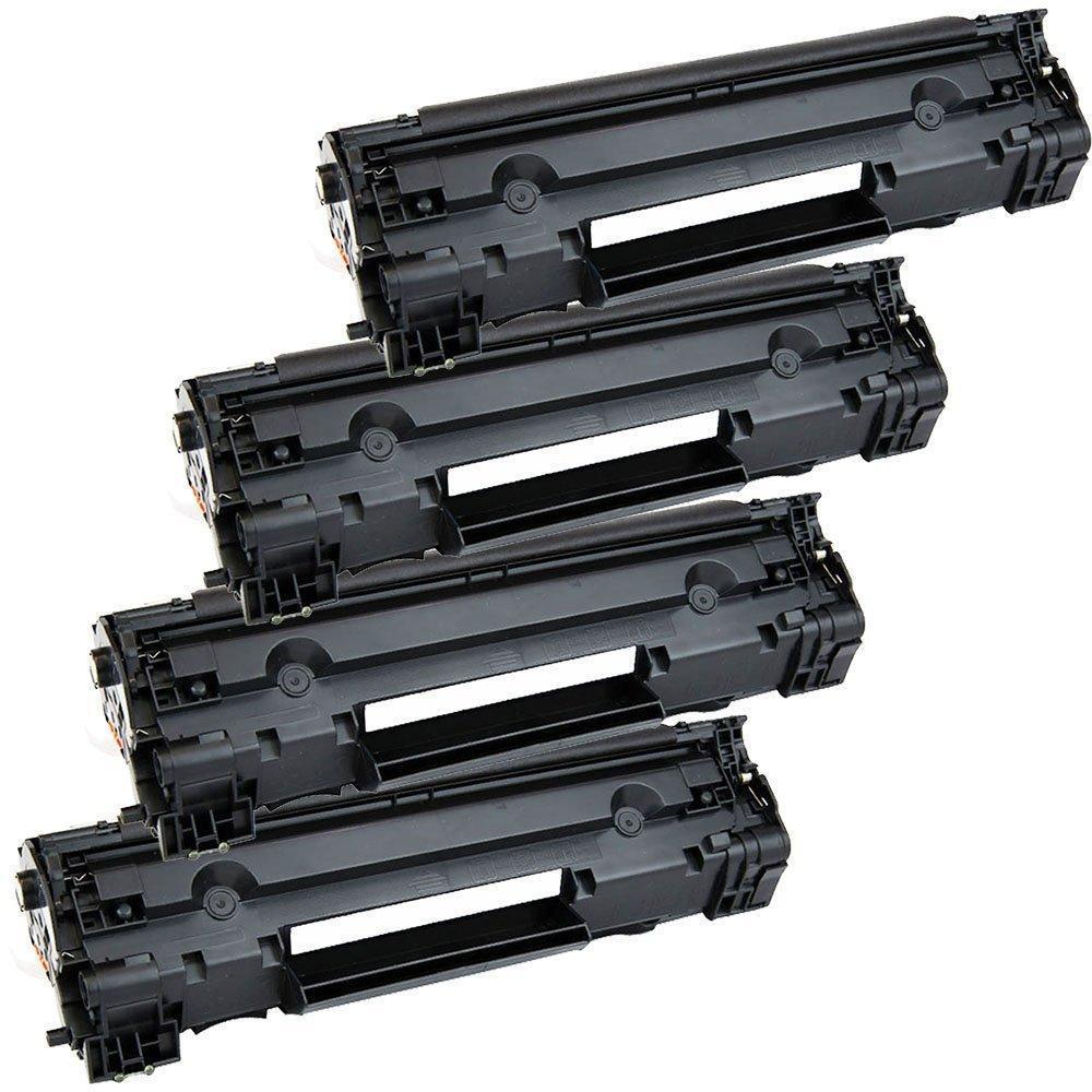 Compatible HP 83A CF283A Black Toner Cartridge - Economical Box - 4/Pa ...